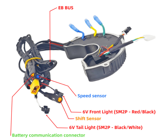 CAN Bus Version Controller 500W 750W Fit Bafang G340 M315 BBS02B Mid ...